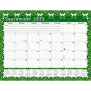 2023-2024 Calendar 16 Months Student Calendar/Planner for 3-Ring Binder, Desk, or Wall -v016