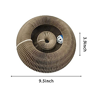 Magic Organ Cat Scratching Board ,Organ Cardboard Cat Scratcher for Indoor Cats Toys (1pcs)