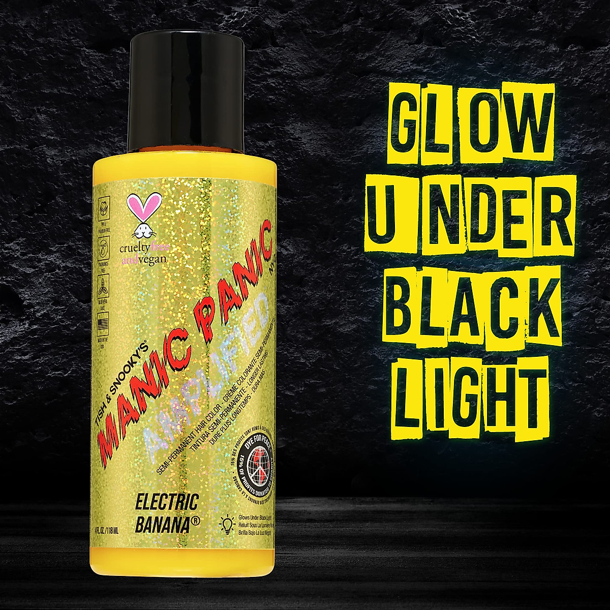 MANIC PANIC Electric Banana Hair Color Amplified