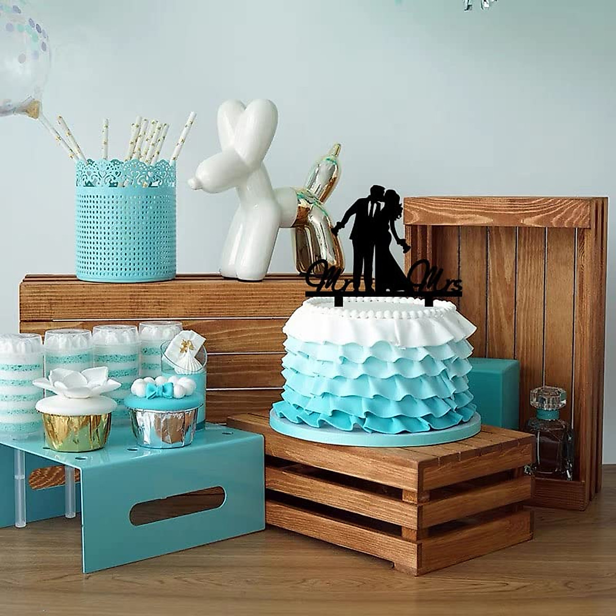 Funny Game Console Wedding Cake Topper Video Game Gamer Gaming Couple Game controller Cake Topper For Wedding Bridal Shower Engagement anniversary Party Decorations