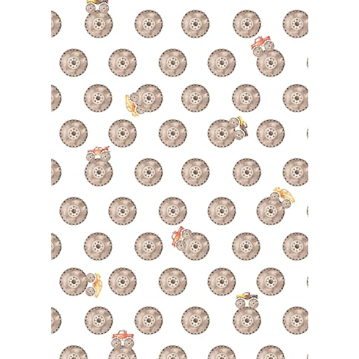 Monster Truck Wrapping Paper Sheets Kids Boy Birthday Party Gift Wrap