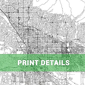 Dear Mapper Tucson United States View Abstract Road Modern Map Art Minimalist Painting Black and White Canvas Line Art Print Poster Art Line Paintings Home Decor (Set of 3 Unframed) (12x16inch)