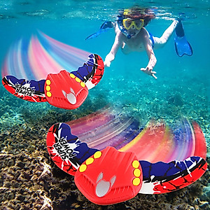 Enhon 2 Pcs Torpedo Underwater Stingray Glider, Pool Diving Fish Underwater Swimming Self Propelled Pool Rocket Travels, Dive Pool Fish Submarine for Kids and Adults