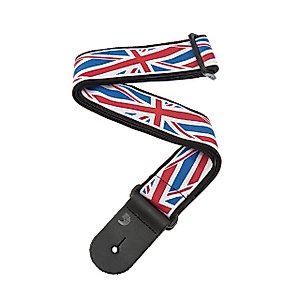 D'Addario Accessories Guitar Strap - Guitar Accessories - Electric Guitar Strap, Acoustic Guitar Strap, Acoustic Electric Guitar Strap & Bass Guitar Strap - Woven - Union Jack, Standard (50A11)