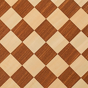 Husaria Professional Staunton Tournament Chess Board, No. 6, 21.3 Inches - Made