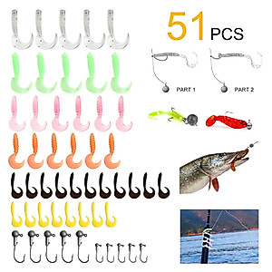 Telescopic Fishing Rod Reel Full Kit Fishing Line Lures for Beginner All-in-One 1.7M/5.58FT Light-Weight Fishing Rod+Spinning Reel+Line+Lures Set+Carry Bag for Kids Youth Outdoor Travel Bass Trout