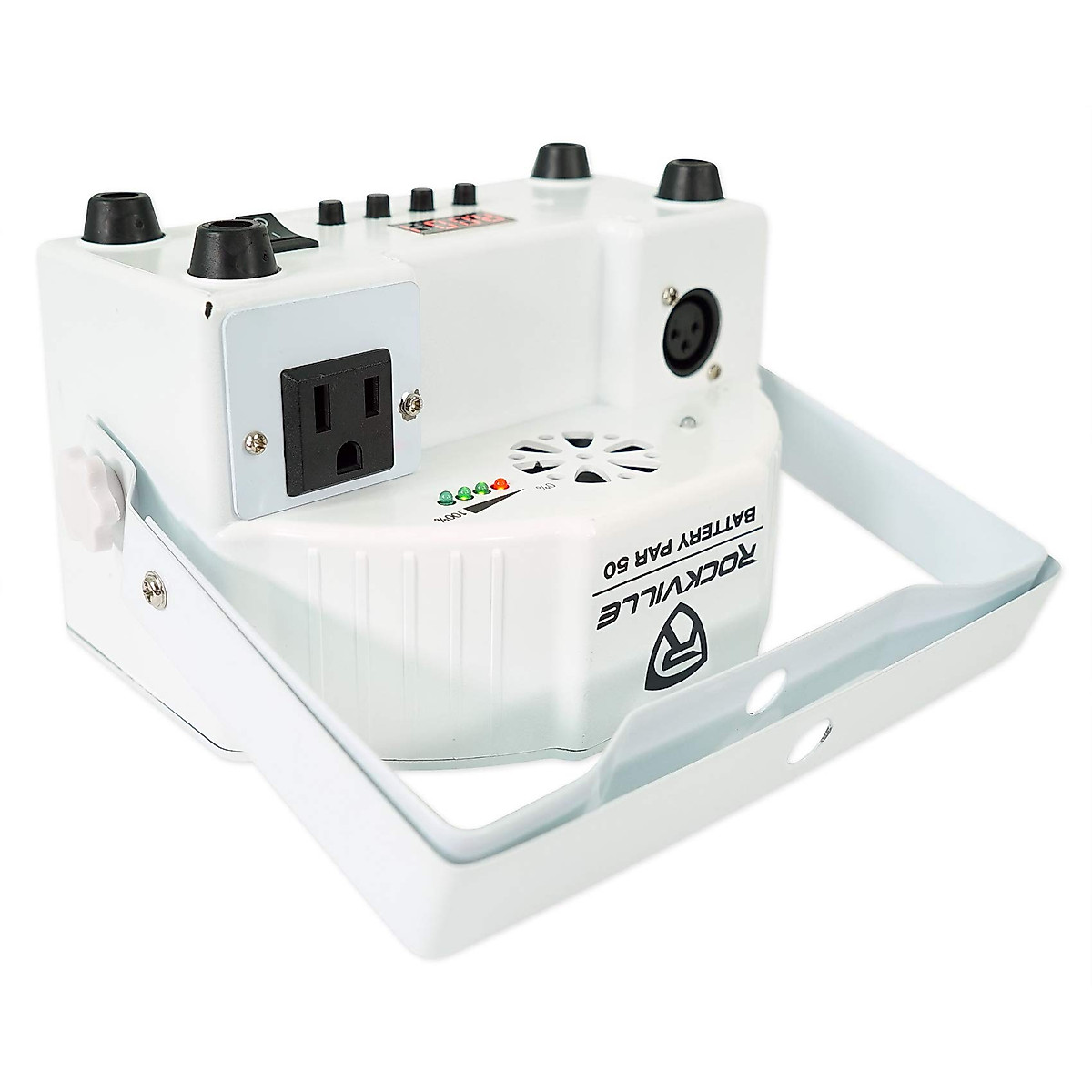 RockvilIe BATTERY PAR 50 White Church Stage Design Rechargeable Wash Up-Light