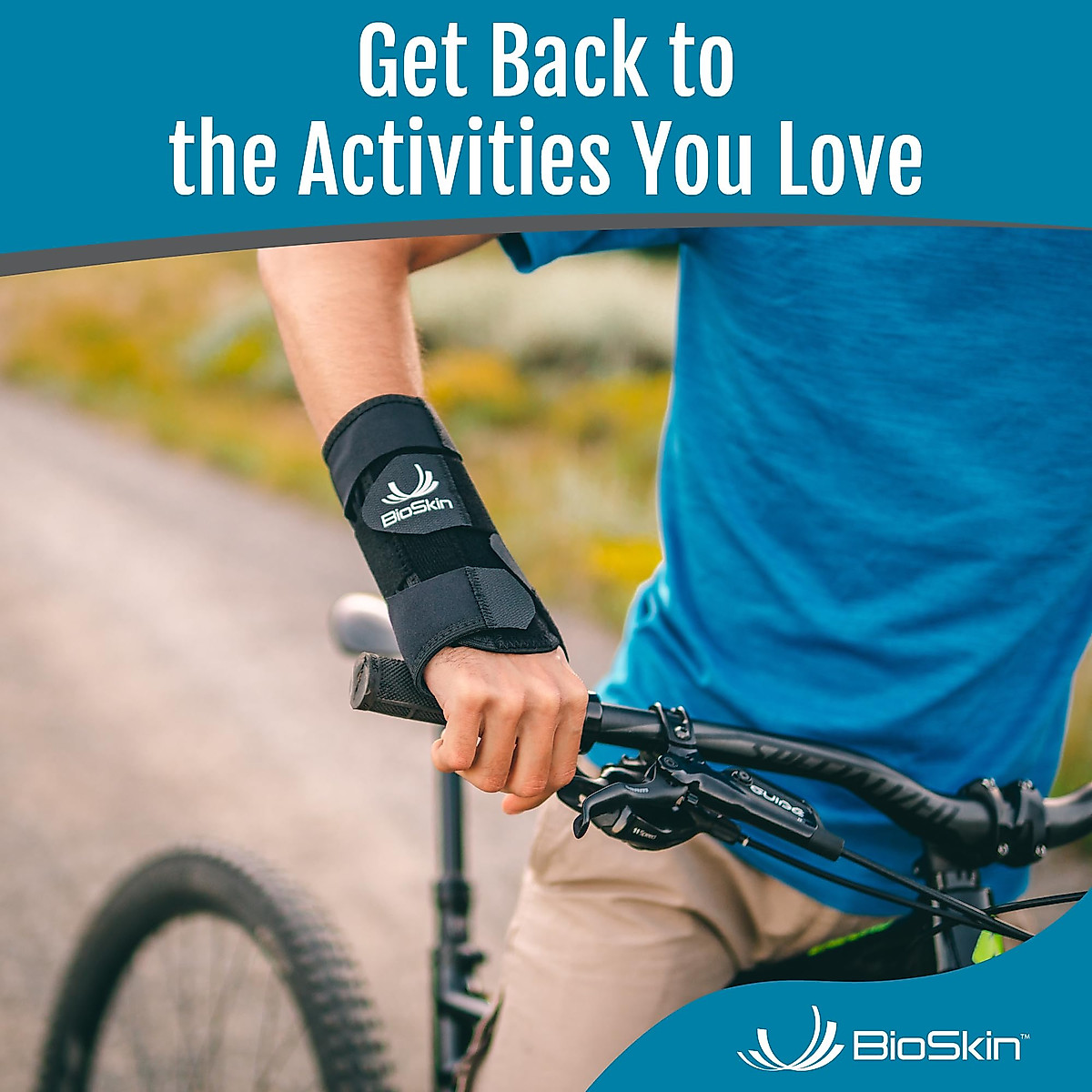 BioSkin Carpal Tunnel Wrist Brace - For Arthritis Pain And Support, Tendonitis, Wrist Sprains, Night Wrist Sleep Support Brace, Wrist Splint, Wrist Support For Women And Men, HSA or FSA Eligible