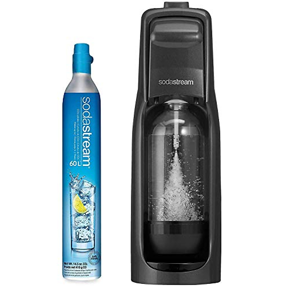 SodaStream Jet Sparkling Water Maker, Kit, Black