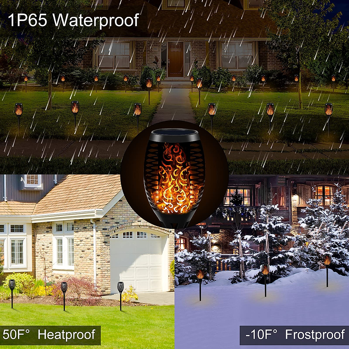 EEEKit 4PCS Light Outdoor, 20 inch 12 LED