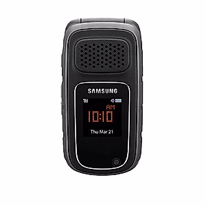 Samsung Rugby 3 A997 GSM Unlocked Rugged Flip Phone - Dark Gray