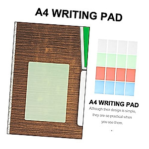64 Pcs Translucent Reading Strip Writing Board Clay Tools Playdough Tools Highlight Bookmarks PVC Exam Mats Cutting Board Office Supplies Exam Pad Boards PVC Exam Plates