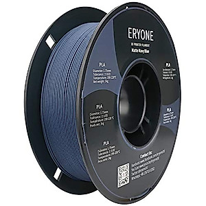 ERYONE Matte PLA Filament for 3D Printer, Filament 1.75mm±0.03mm, 1kg (2.2LBS)/Spool, Navy Blue
