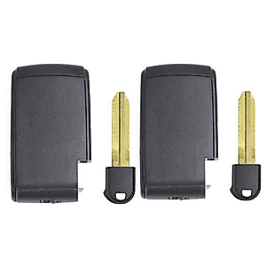 Beefunny Replacement with Blank Key Smart Remote Key Shell Case Fob 3 Button for Toyota Prius 2004-2009 (1)