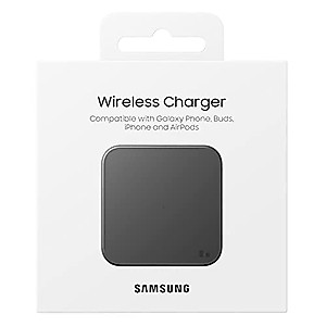 Samsung Wireless Charger Fast Charge Pad for Qi-Enabled Phones, 2021 - Black