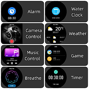 Tiwain Military Smart Watch for Men, 120+ Sport Modes 1.39" Full Screen Tactical watches Rugged for Android Phones iPhone Compatible Fitness Tracker Heart Rate Sleep Monitor Pedometer