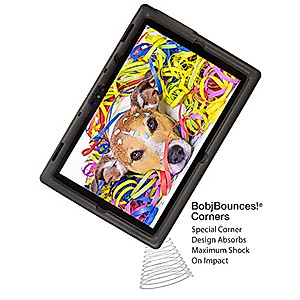 BobjGear Bobj Rugged Tablet Case for Lenovo Duet 10.1 Chromebook CT-X636F Kid Friendly (Bold Black)