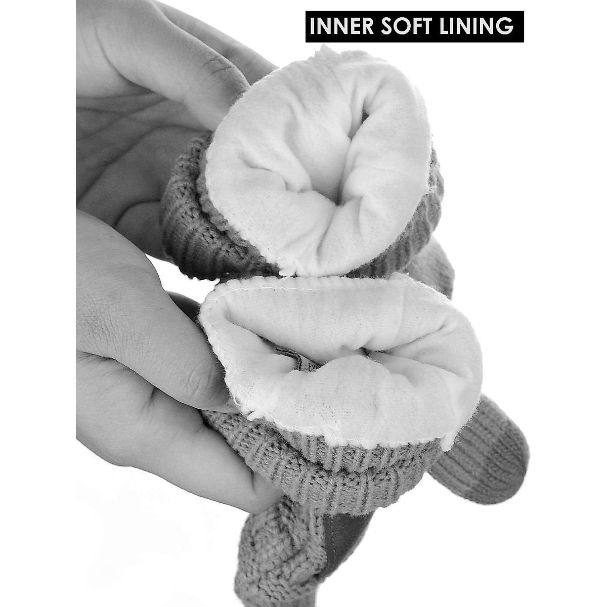 C.C Unisex Cable Knit Inner Lined Anti-Slip Touchscreen Texting Gloves, Candy Pink