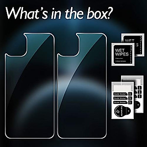 Shacoryze Back Screen Protector for iPhone 12 Pro Max [2-Pack], Rear Tempered Glass [Haptic Touch] Temper Glass Film Premium HD Clarity Anti-Fingerprint/Scratch for iPhone12 Pro Max (6.7 inch)