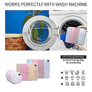 AI EN JIU Travel Backpack for Women Men, 50L Expandable Carry On Backpack 17.3 inch Laptop Backpack with USB Port, Waterproof Business Luggage Traveling Backpack with 3 Mesh Bags & 1 Shoe Bag, Purple