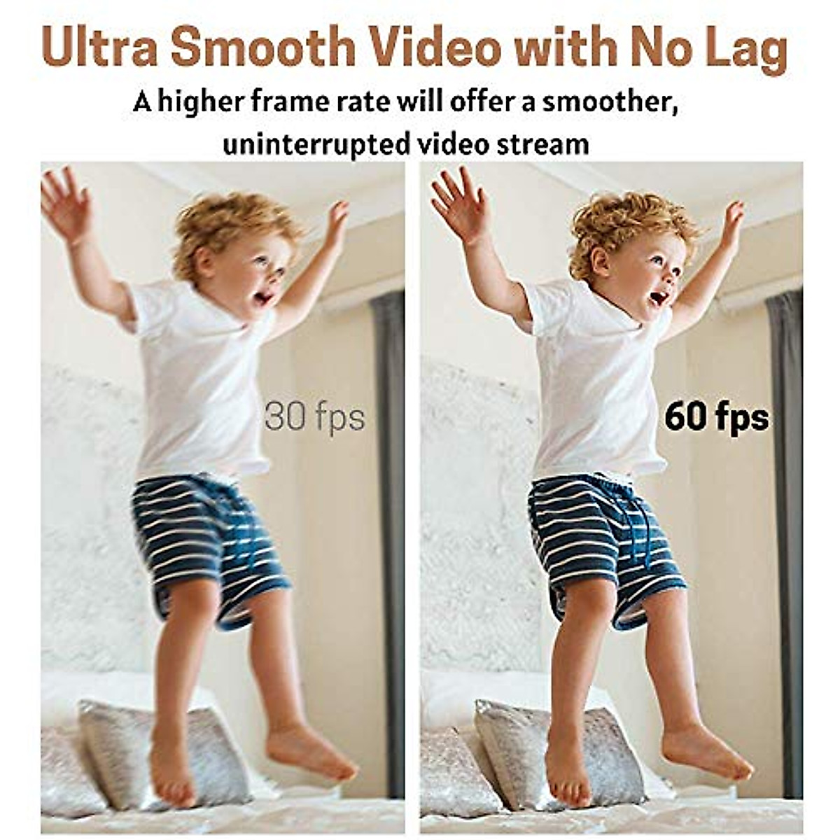 NexiGo N980P 1080P 60FPS Webcam with Microphone, HD USB Computer Camera, Built-in Dual Noise Reduction Mics, 120 Degrees Wide-Angle for Zoom/Skype/FaceTime/Teams, PC Mac Desktop (Renewed)