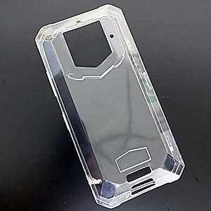 Ytaland for OUKITEL WP15 Case, with 2 x Tempered Glass Screen Protector. Crystal Clear Silicone Shockproof TPU Bumper Protective Phone Case Cover
