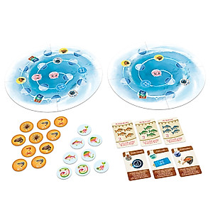 Namiji Aquamarine Board Game Expansion | Strategy Game | Japanese Fishing Game | Fun Family Game for Kids and Adults | Ages 8+ | 2-5 Players | Average Playtime 45 Minutes | Made by Funforge