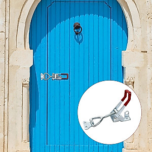 2 PCS Heavy Duty Toggle Clamp Latch 4003 Adjustable Latch Hardware, 1320Lbs Holding Capacity, Quick Release Pull Latch Clamp for Box Case Trunk, Industrial EquiIpment, Smoker Door and More (7.5inch)