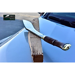 GK&CO. Kukri House Genuine -Authentic Kukri/Khukuri -16'' Bhojpure Wooden Handle Camping and Hunting knife by Gk&Co khukuri