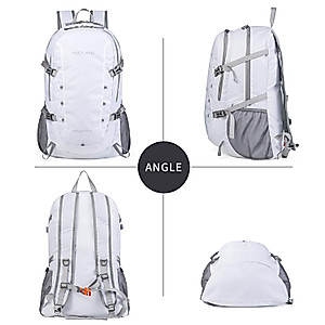 Sharkborough NODLAND Lightweight Backpack, Travel 40L Foldable Water-Resistant Daypack, Hiking Outdoor Camping Rucksack for Men Women