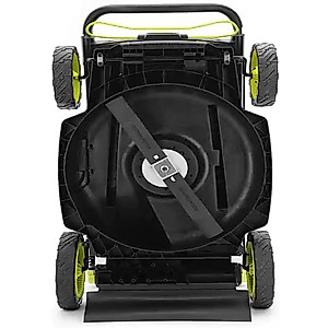 RYOBI ONE 40V HP Brushless 20 in. Cordless Walk Behind Push Mower (Battery & Charger Not Included) Gray, RY401017 (Renewed)