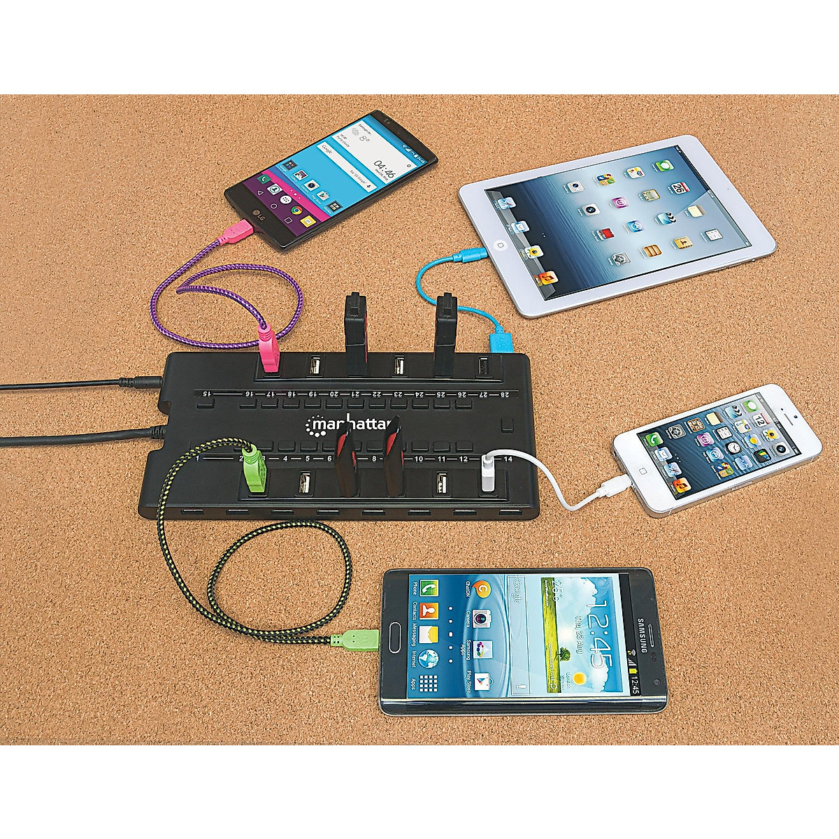 Manhattan 28 Port USB Hub (161718)