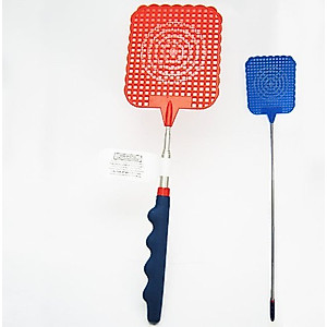 Fly Swatter Telescopic Mosquito Killer Bug Insect Reach Plastic Extends 24" New
