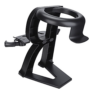Upgraded Version Universal VR Stand,More Stable Base Headset Display Holder and Controller Mount Station for Oculus Quest, Quest 2, Rift, Rift S Headset and Touch Controllers(Black)