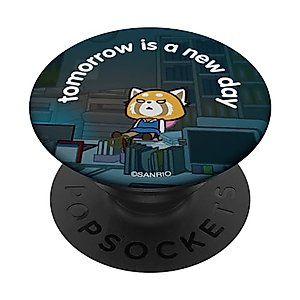 Aggretsuko Office Tomorrow is a New Day PopSockets Standard PopGrip
