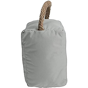 Pavilion - Open Door Decor 5" x 6" Gray Door Stopper "Mr. & Mrs."