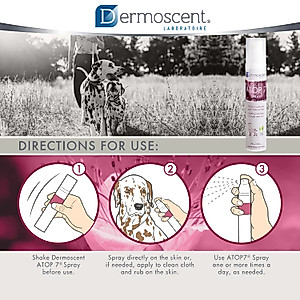 Dermoscent ATOP 7 Spray for Dogs and Cats - Soothing Skincare for Itchy Skin Relief & Irritated Allergy-Prone Skin - 75 ml