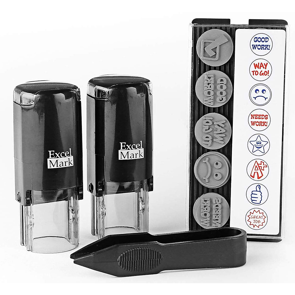 ExcelMark A17 Teacher Self-Inking Rubber Stamp Kit