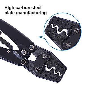 Crimping Pliers Crimping Tool for 50 Amps 600V Connector Cutting Wire Terminal HS-16 1.25-16mm²,Clamp Terminal Cable Lugs Cutter Crimping Pliers Crimping