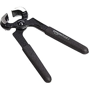 Amazon Basics Chrome Vanadium Steel Carpenter's Pincers for Wire Cutting and Nail Pulling, 150mm