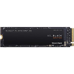 Western Digital 1TB SN750 NVMe Internal Gaming SSD Solid State Drive - Gen3 PCIe, M.2 2280, 3D NAND, Up to 3,470 MB/s - WDS100T3X0C