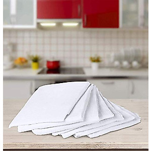 Simpli-Magic 79374 Flour Sack Kitchen Towels, Pack of 14, White