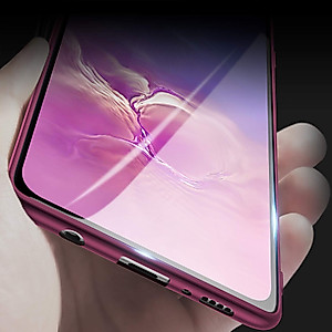 X-Level Galaxy S10e Slim Fit TPU Case - Ultra-Thin Matte Finish, Soft Bumper Cover, Wine Red