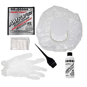 MANIC PANIC Flash Lightning Hair Bleach Kit - 40 Volume Developer + Bleach Powder Hair Lightener For Dark Hair + Lifting up to Seven Levels - Vegan And Cruelty Free