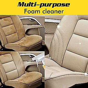 Amplesunshine Foam Cleaner, Powerful Stain Removal Kit, Warm Tint Foam Cleaner，Simple Tech Spray Cleaner，Foam Cleaner All Purpose for Car and House (30ML-1PCS)
