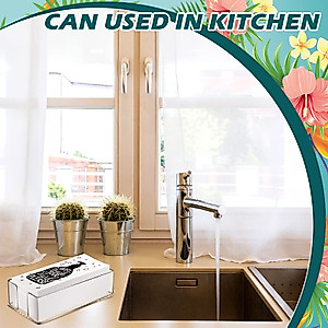 200 Packs Disposable Napkins and Acrylic Napkin Holder Disposable Hand Towels Paper Clear Guest Towel Napkin Holder Paper Hand Towel Holder for Bathroom Powder Room Guest Room Party Decorative Towel