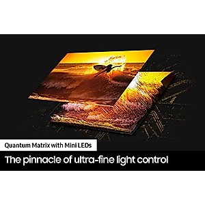 SAMSUNG QN75QN90BAFXZA 75" QLED Quantum Matrix Neo 4K Smart TV with an Austere 7S-PS4-US1 4-Outlet Power with Omniport USB (2022)