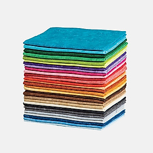 Connecting Threads Blender Collection 30 pcs 18"x22" 100% Cotton Precut Quilting Fabric Bundle Fat Quarters (Mirage Tonals)