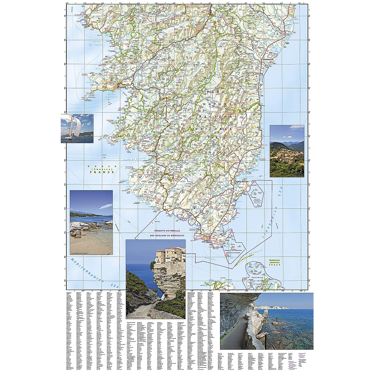Corsica Map [France] (National Geographic Adventure Map, 3315)