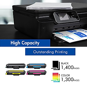 TN223 BK/C/M/Y MFC-L3770CDW Toner 4Pack: Compatible Toner Cartridge Replacement for Brother TN-223 TN 223 TN227 Work with HL-L3270CDW HL-L3210CW HL-L3290CDW MFC-L3710CW MFC-L3750CDW Printer